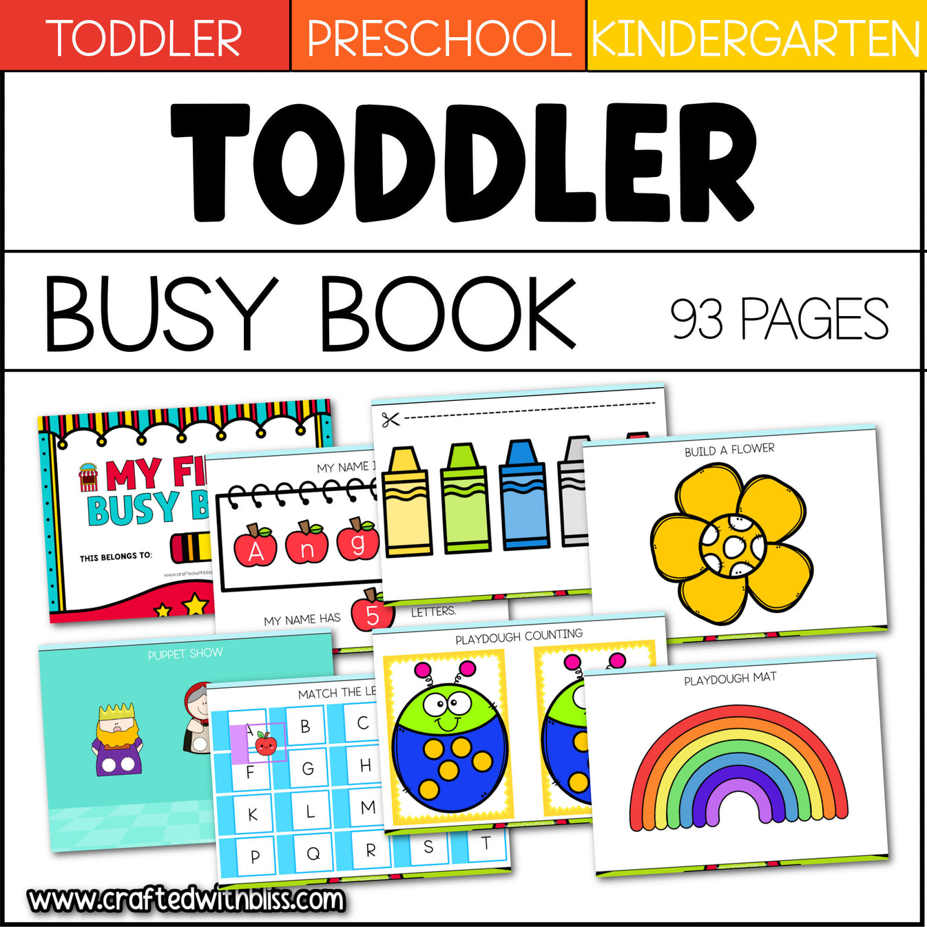Toddler Busy Book – CraftedwithBliss