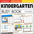 Kindergarten Busy Book – CraftedwithBliss