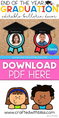 Editable Graduation Bulletin Decor [Pre-k, Preschool, Kinder] End of t ...