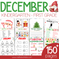December Christmas Kindergarten - First Grade Activities Super Bundle ...