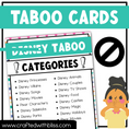 Magical Disney Taboo Party Game 150 Cards Fun Friday Ice Breaker Brain ...