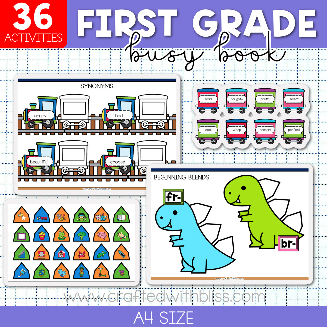 First Grade Busy Book – CraftedwithBliss
