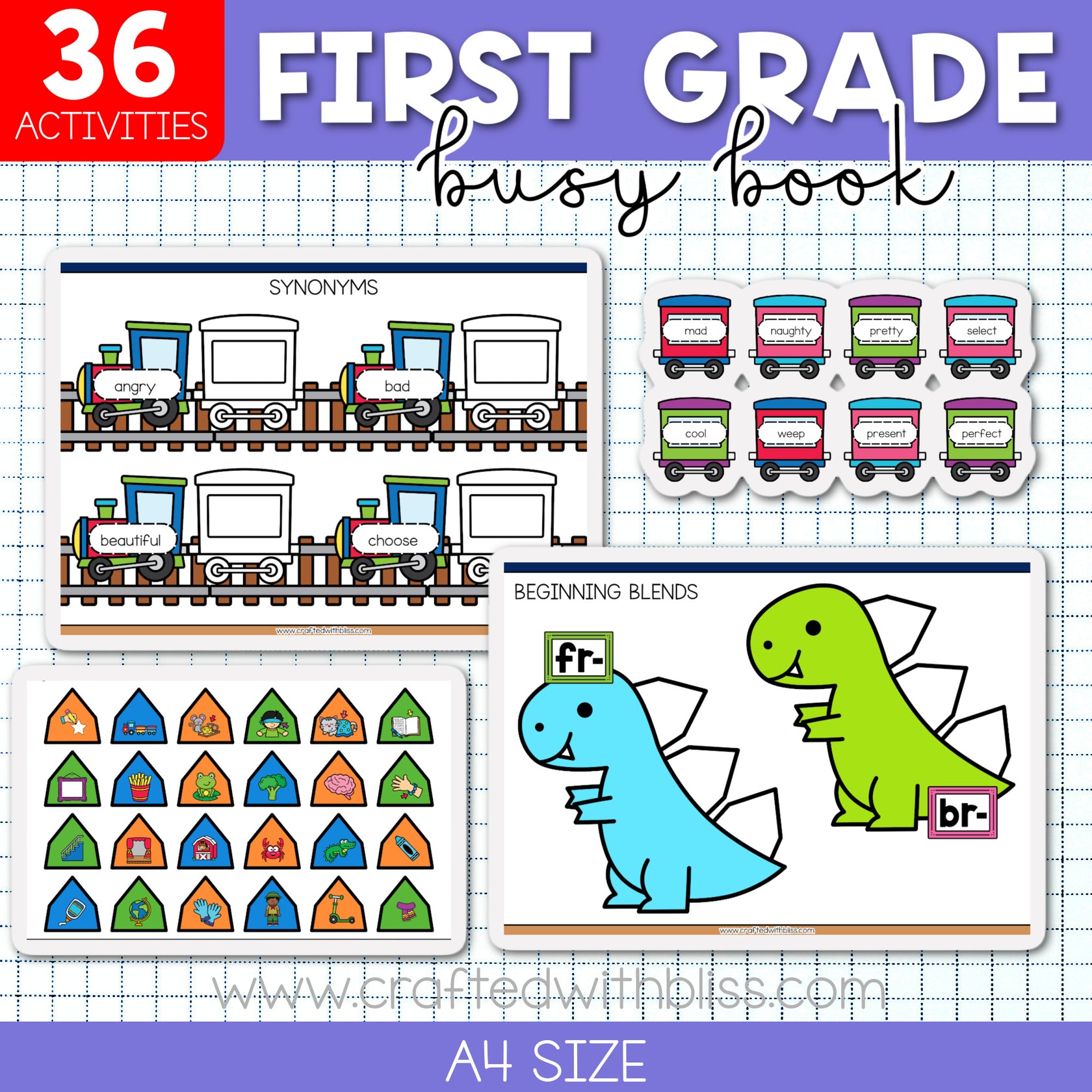 First Grade Busy Book – CraftedwithBliss