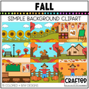 Simple Fall Background Scene September Clipart Commercial Use ...