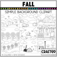 Simple Fall Background Scene September Clipart Commercial Use ...