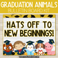 Graduation Animal Theme Bulletin Board Kit Door Classroom Decor End of ...