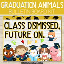Graduation Animal Theme Bulletin Board Kit Door Classroom Decor End of ...