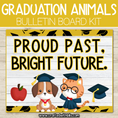 Graduation Animal Theme Bulletin Board Kit Door Classroom Decor End of ...