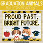 Graduation Animal Theme Bulletin Board Kit Door Classroom Decor End of ...