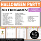 Printable Halloween Party Games For All Bundle 30+ Games – CraftedwithBliss