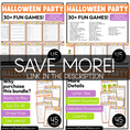 Halloween Party Game Printable Bundle – CraftedwithBliss