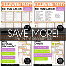 Halloween Party Game Printable Bundle – CraftedwithBliss