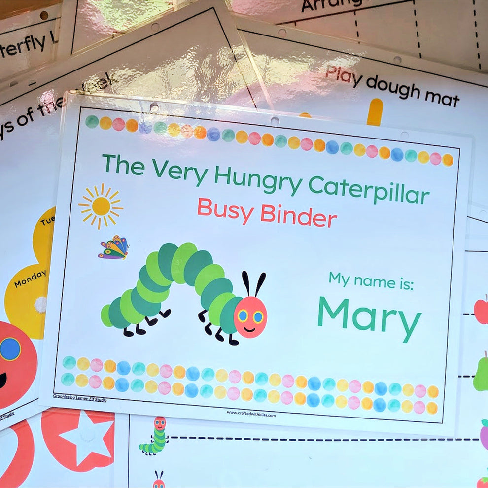 The Very Hungry Caterpillar Busy Book Binder – CraftedwithBliss