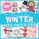 January Preschool-Kindergarten Bundle, January Kindergarten Activities ...