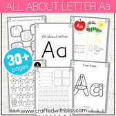 Alphabet Worksheet Mega Bundle – CraftedwithBliss
