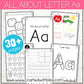 Alphabet Worksheet Mega Bundle – CraftedwithBliss