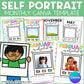 Monthly Self Portrait Activity | Editable Canva Template | Back to Sch ...