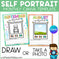 Monthly Self Portrait Activity | Editable Canva Template | Back to Sch ...