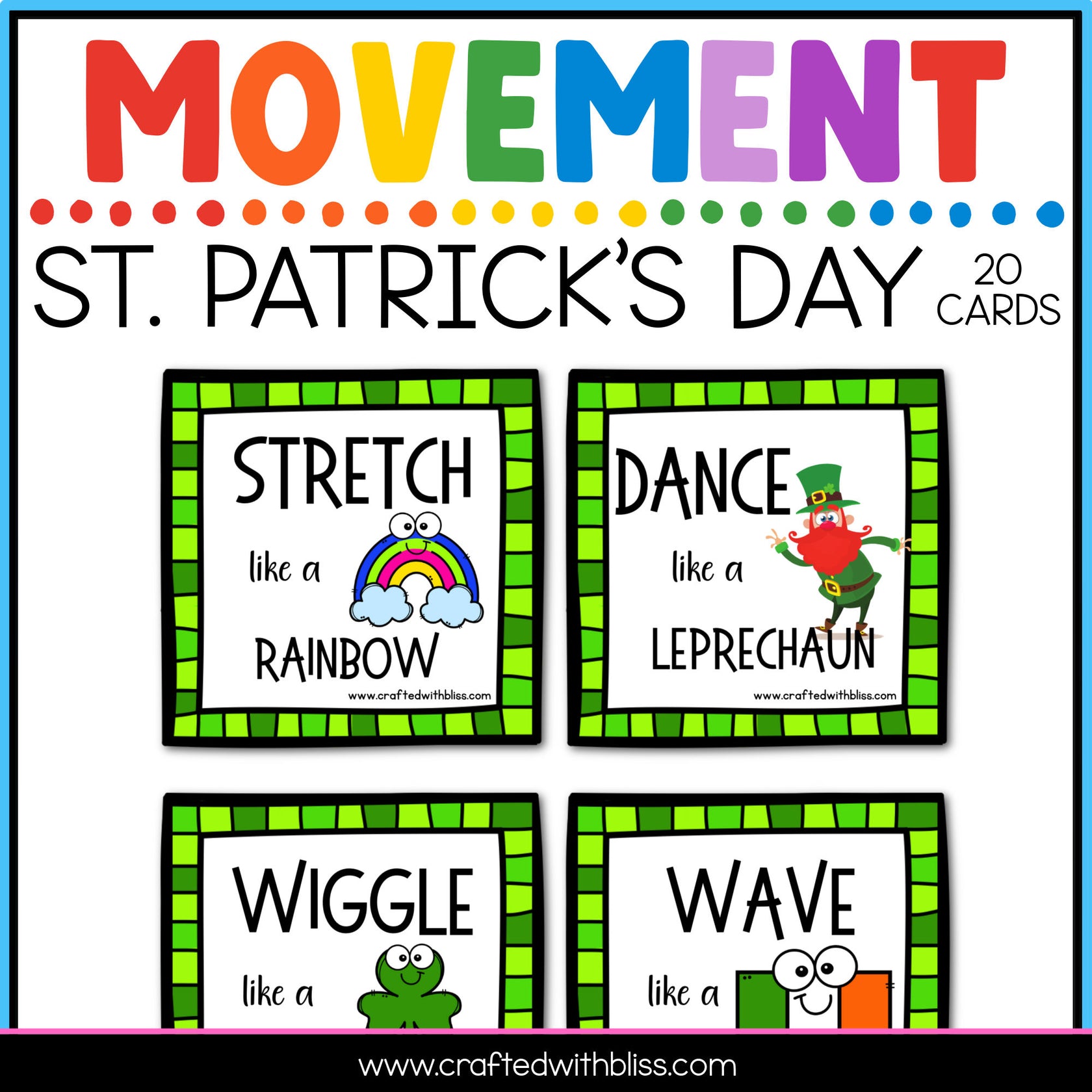 Movement Task Cards Mega Bundle – CraftedwithBliss