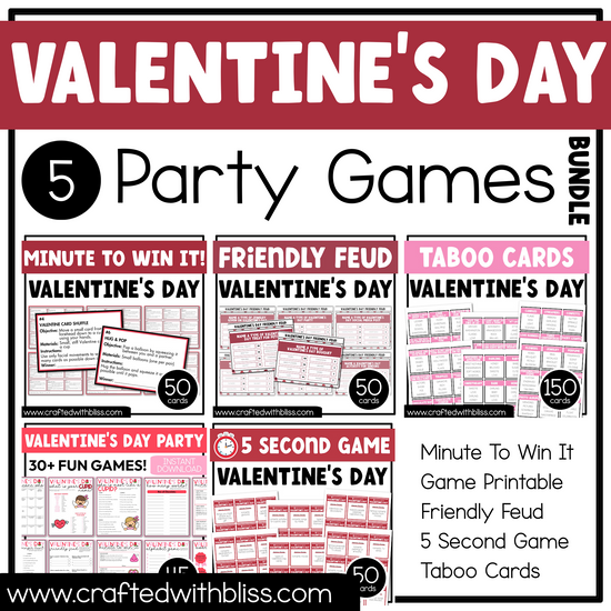 Valentine's Day Party Game Printable Bundle – CraftedwithBliss