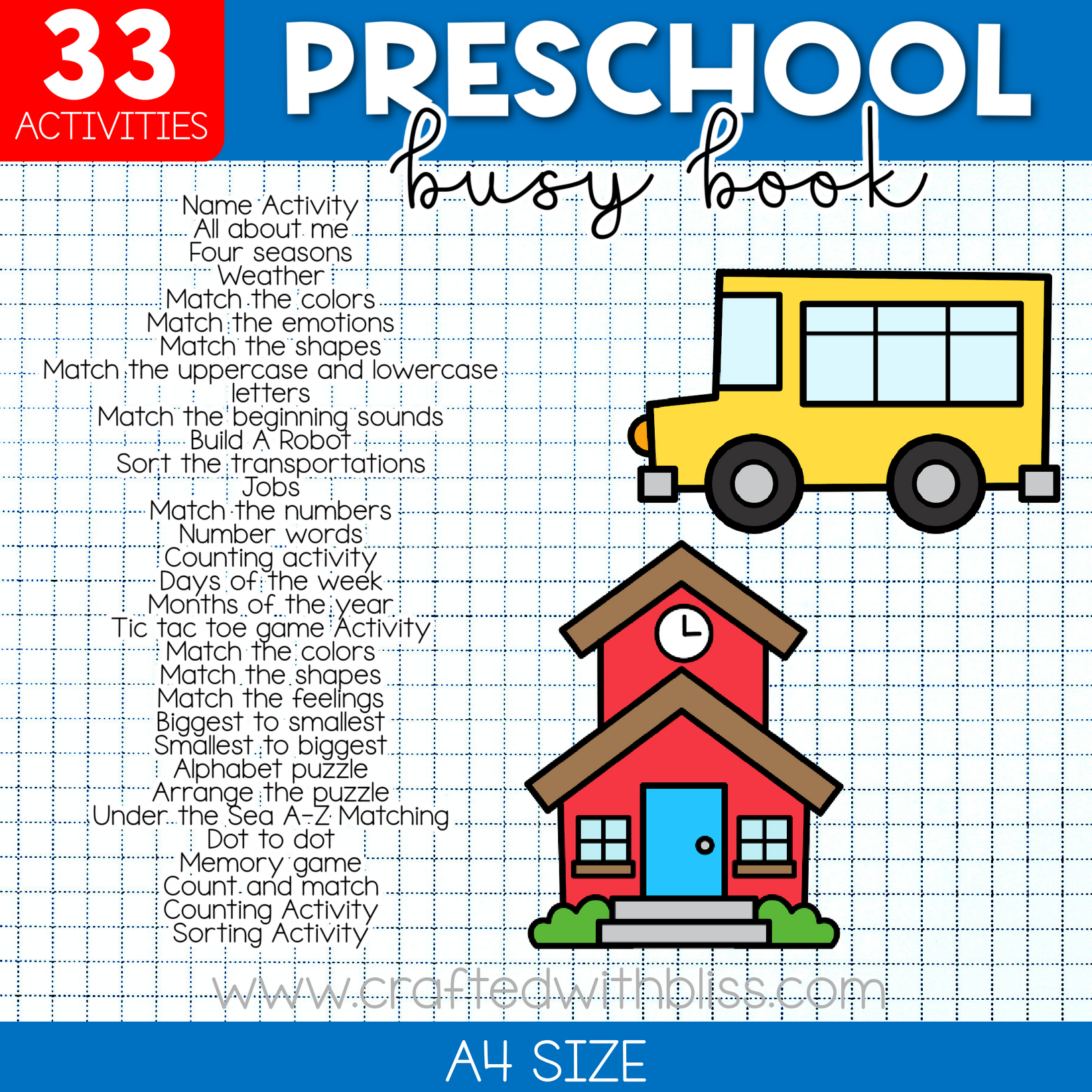 Preschool Busy Book – CraftedwithBliss