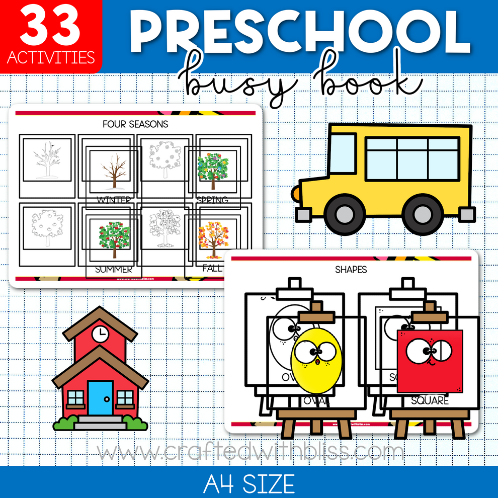 Preschool Busy Book – CraftedwithBliss