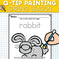 Q-Tip Painting - Spring Season Fine Motor Activity | Spring Craft ...