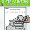 Q-Tip Painting - Summer Season Fine Motor Activity | Summer Craft ...