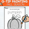 Q-Tip Painting - Fall Season Fine Motor Activity | Fall/Autumn Craft ...