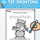 Q-Tip Painting - Winter Season Fine Motor Activity | Winter Craft ...