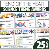 Editable Science End of the Year Awards – CraftedwithBliss