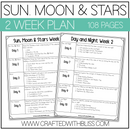 Sun, Moon & Stars Day and Night Science K-2 Worksheet Activity 2 Week ...