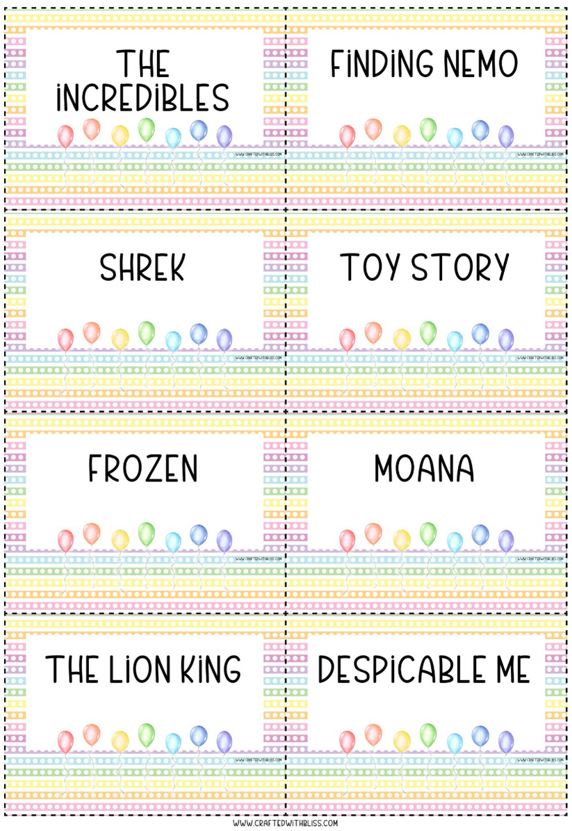 Game Night Charades 100 Cards Class Pictionary Party Game ...