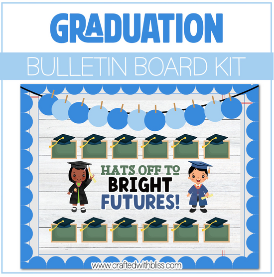 End Of The Year Bulletin Board Kit Door Classroom Decor Graduation Bul ...