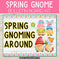 Hello Spring Gnomes Bulletin Board Kit Door Classroom Decor March Gnom ...