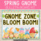 Hello Spring Gnomes Bulletin Board Kit Door Classroom Decor March Gnom ...