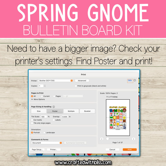 Hello Spring Gnomes Bulletin Board Kit Door Classroom Decor March Gnom ...