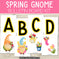 Hello Spring Gnomes Bulletin Board Kit Door Classroom Decor March Gnom ...
