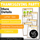 Printable Thanksgiving Party Games For All Bundle 30+ Games ...