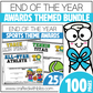 Editable End of the Year Awards Classroom Certificate Themed Bundle ...