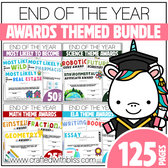Editable End of the Year Awards Classroom Certificate Theme Part 2 ...
