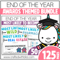 Editable End of the Year Awards Classroom Certificate Theme Part 2 ...