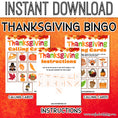 Thanksgiving BINGO For Kids - 25 Cards – CraftedwithBliss