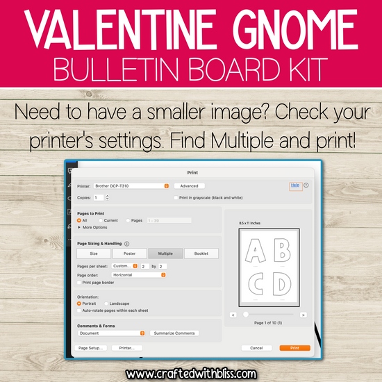 Valentine's Day Gnome Bulletin Board Kit Door Classroom Decor February ...