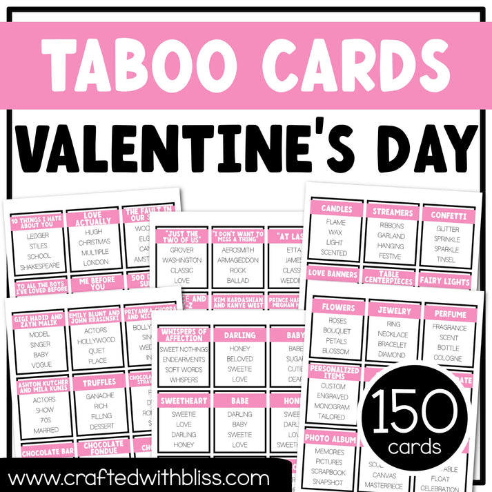 Valentine's Day Party Game Printable Bundle – CraftedwithBliss