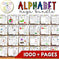 Alphabet Worksheet Mega Bundle – CraftedwithBliss