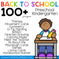 100+ Back To School Engaging Activities and Resources Bundle ...
