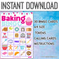 Baking Bingo For Kids - 30 Cards – CraftedwithBliss