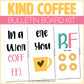 Coffee Kindness Theme Bulletin Board Kit Door Classroom Decor Coffee P ...