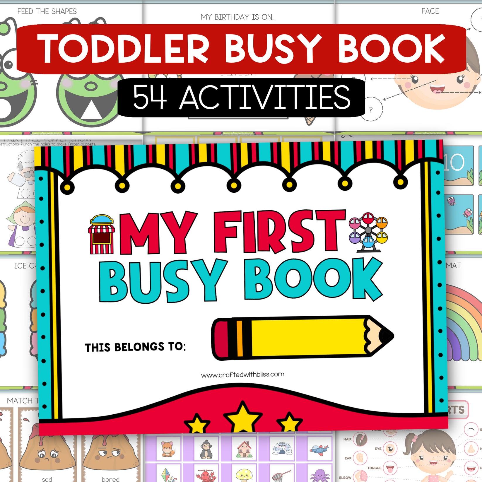 Toddler Busy Book – CraftedwithBliss